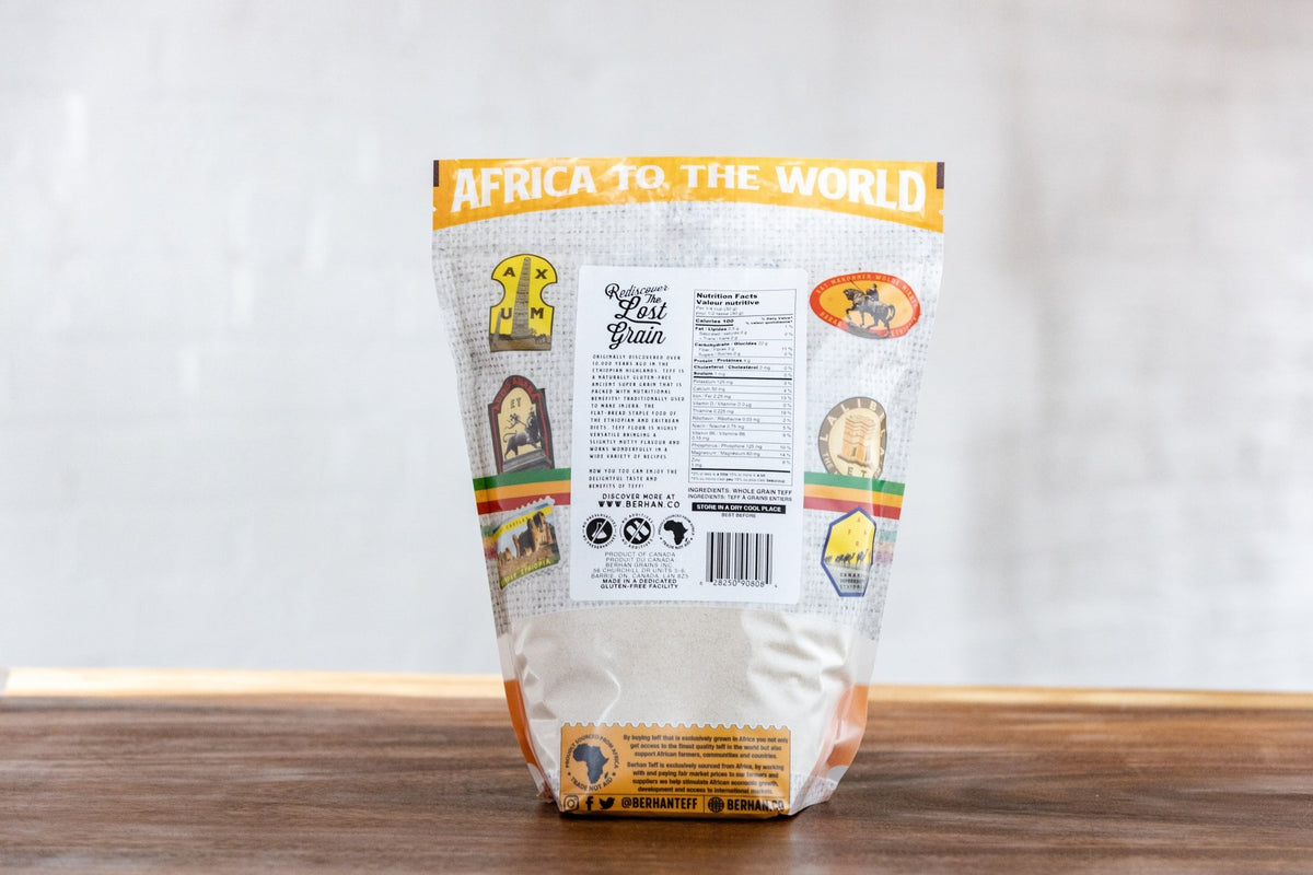 Berhan Teff: Whole Grain Brown & Ivory Teff Flours & Grains