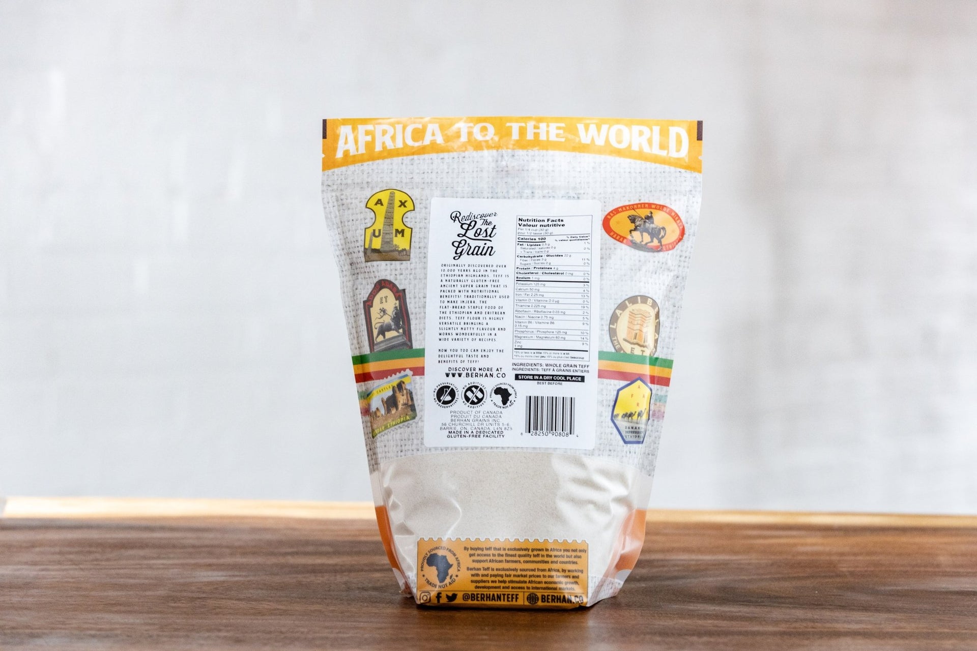 Berhan Teff: Whole Grain Brown & Ivory Teff Flours & Grains